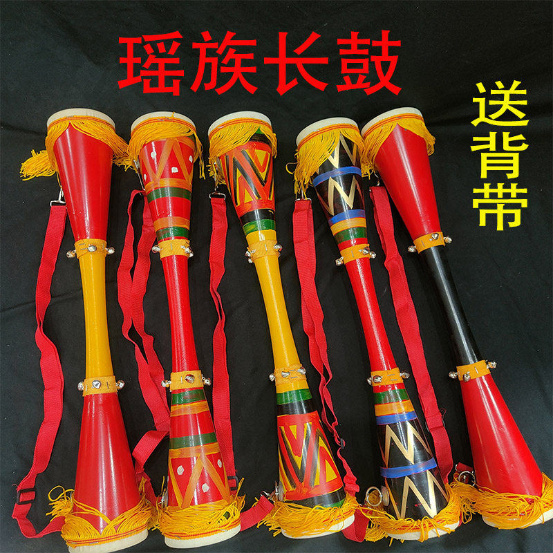 小长鼓瑶族民族鼓彩m绘细腰鼓公开课鼓艺考舞蹈道具鼓广场舞演出