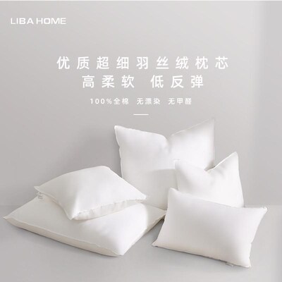 篱笆枕芯3050 4040 454A5 5050cm尺寸酒店样板间抱枕枕芯