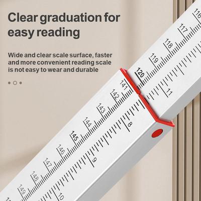 2.1M身高检测量站板高铝DY-811B合金站立长量杆身长计计专用成尺