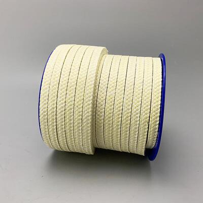 厂家氟混热编芳纶纤维871盘根机填磨料芳纶盘根含油芳纶盘四根