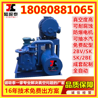 JZJ2S70-2.1水环真空机组ZJP30-70罗茨增压泵2SK1.5真空泵5.85KW