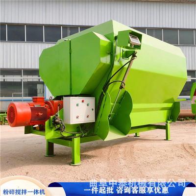 料全日粮TMR饲草料混车养场36立牛方预搅草机立式双轴XZZ粉拌混料