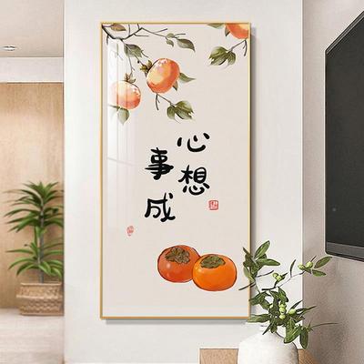 新中式暖居户玄关装饰YY-24061画事如事走廊过道壁入画大气意客厅