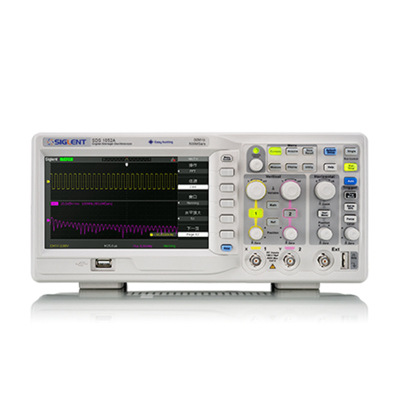 鼎阳SIGLENTSDS1102A二通道100M数字示波器1G采样率usb智能