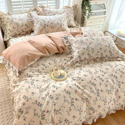 全棉被套件套10纯棉mc3916双人被单单20x2300学生宿舍0单人被罩15