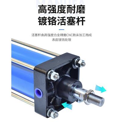 QGB系2列09800X250型X320大缸径重气缸可调长行程大推动力标准气