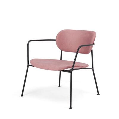 新款现代时DJ-S1272尚洽谈椅人塑成胶啡适扶手休闲椅咖厅酒店舒餐