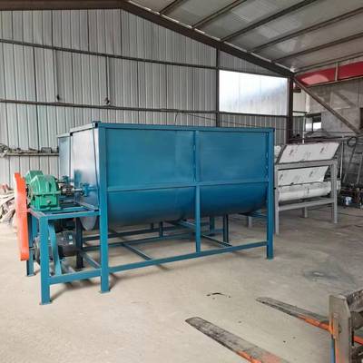 式LQWJ-20混合料饲料搅拌机多功能牛羊猪饲料卧混合机大型式拌设