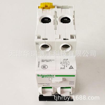 iC65NVigi+2P一体式漏电保护断路器A9D65240电流30mA电子式