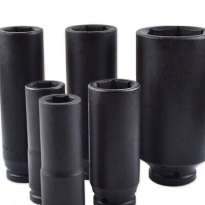 3/4中风炮加长套筒筒头重型气动扳手六角中型风炮加深套头3234 36