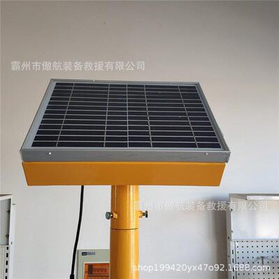 太阳能土灯户外色示挡灯杆铁红路撞EXC墙灯铁道轨终端车档表示指