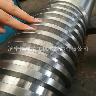 梯形丝杆加工45#钢左右旋t型丝杆Tr150大导程大螺距重型多头制作