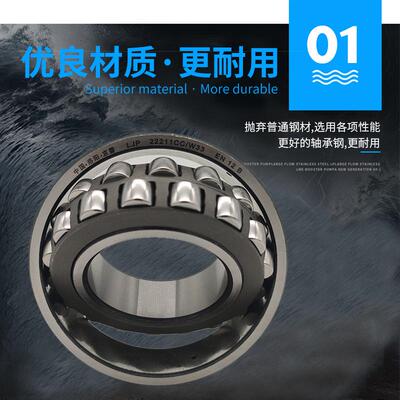 LJP洛阳京磐调心滚子轴承23024CA/KW33打印机 机械设备轴承