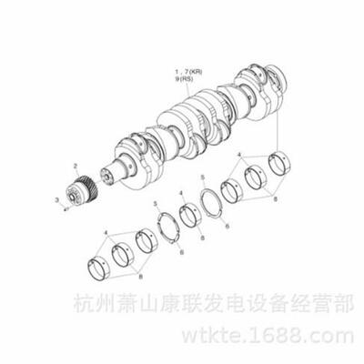 150107-00134C曲轴L136T斗山
