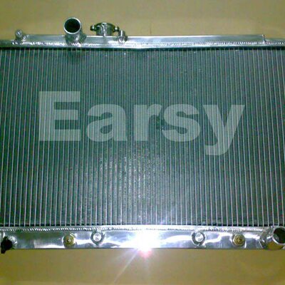 1JZ 2JZ 全铝加大加厚水箱GTE 漂移车改装 全铝加厚加大水箱 双排