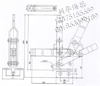 斯佩德垂直式快速夹钳 SD-14412 SD-13412快速夹具 快速肘夹 夹头