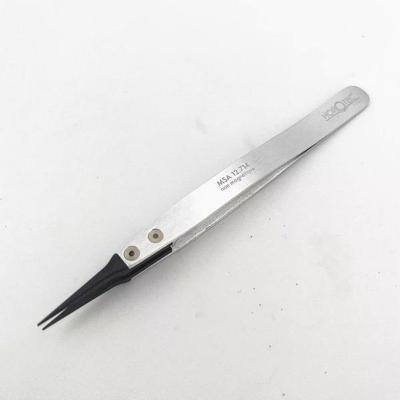 修表工具 瑞士HOROTEC MSA12.714 炭纤维硬质特细尖头27号镊子