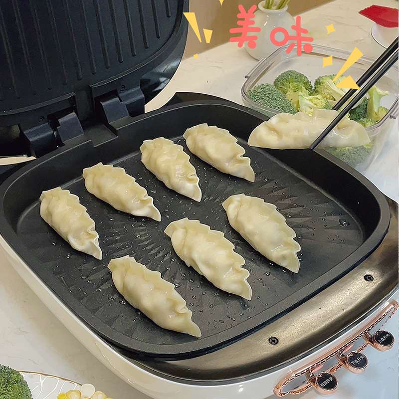 monda蒙达电饼铛家用双面加热烙饼锅煎饼电饼档加大不粘欧规英规