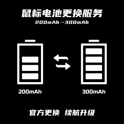 CRDRAKO鼠标300mah电池更换服务