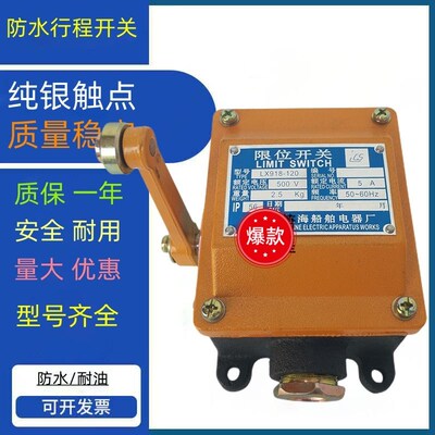 无锡船用限位开关LX918-120防A爆行程开关500V5A IP56质保一年