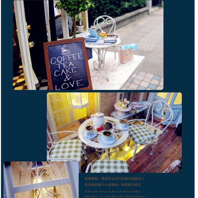 成品diy小屋大型咖啡屋疯抢手工拼装生日房子别墅欧游第5站新款