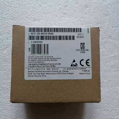 S7-200CN6ES7235-0KD22-0XA8/0 EM235模拟量输入输出模块控制器