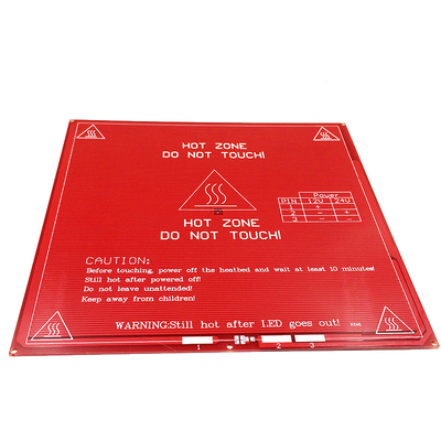 3D打印机配件热床加热平台 PCB热床 Mk2b 12/24双电源 214x214mm