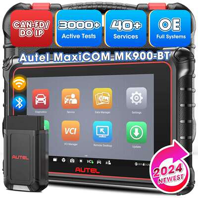 道通AUTEL MK900BT汽车全系统诊断仪ECU编码示波器检测全系统扫描