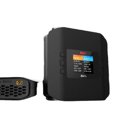 艾斯特ISDT K4 AC/DC双模双通道AC400W/DC600W智能平衡充电器