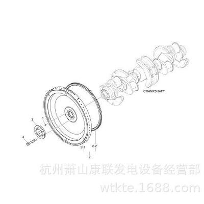150111-00553A飞轮组件DP222CC 斗山