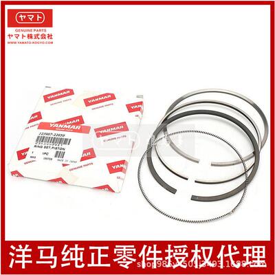 洋马发动机yanmar挖掘机原装4TNV106发动机活塞环 123907-22050
