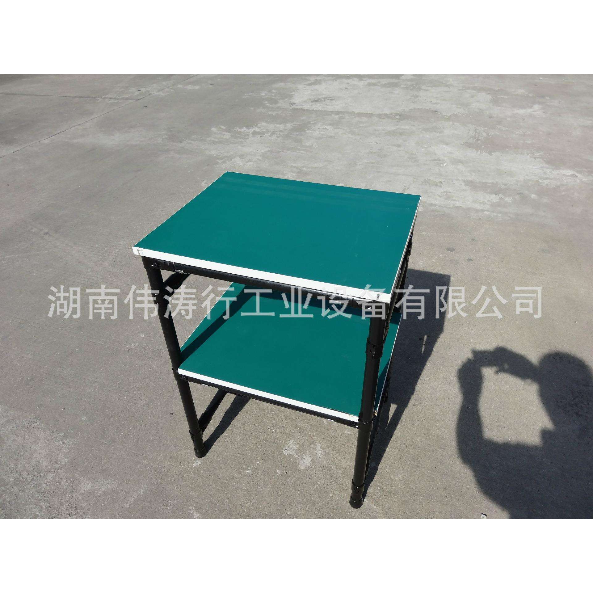 衡阳防静电操作台 精益管货架 线棒工作台 厂家直销