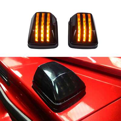 大G系W463 G500流水跑马转向灯G350d流线型转向灯G63 G55角灯