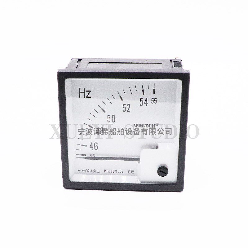 船用频率表F96-HZ直角45-55HZ广角频率表Q96-HC Q96-HZC 400V51L5