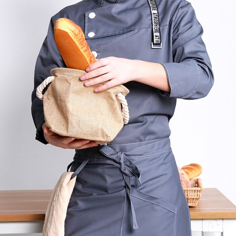 厨师服长袖男女厨师工作服七分袖套装餐饮酒店后厨厨房工装定制