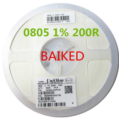 0805 1% 200R 2000 1/8W RF0805-200R-HS 5000只=1盘