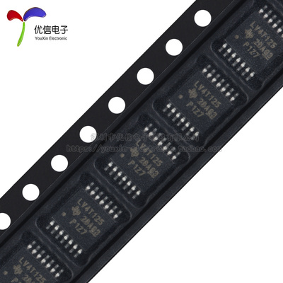 原装正品 SN74LV4T125PWR TSSOP-14 单电源四路缓冲门芯片