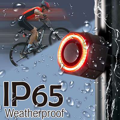Bike Alarm Tail Light with Remote Rechargeable 700mAh