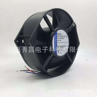 现货原装ebmpapst风机7214N/17 24V 12W 0.5A 150*55椭圆轴流风扇