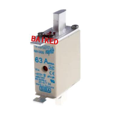 NH 000 63A 200KA -690/700V 2047734 SIBA 熔断器保险丝 原装