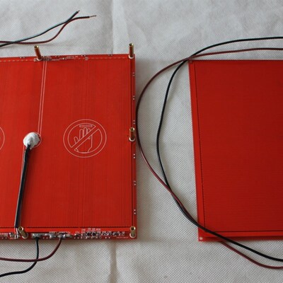 3D打印热床 3D打印机套件 MK1 HEATBED 热床 带探头 照明LED 带线
