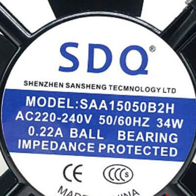 SAA12038/15050/17251/18060/20060B2H AC 220V 散热机柜风扇SDQ