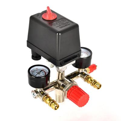 空压机气泵配件巴马支架总成自动气压压力开关可调节90-120PSI压