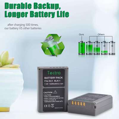 相机电池1220mAh 7.4v 适用 BLN-1 PS-BLN1 E-M5 BLN1 E-M5 E-M