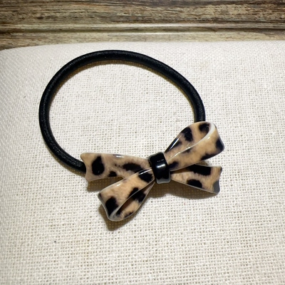 韩国饰品Aznavour GRAIN DE BEAUTE 多色蝴蝶结系列时尚花色皮筋