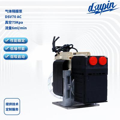 气体隔膜泵DSV70AC气体采样泵隔膜真空泵220V微型隔膜气泵严