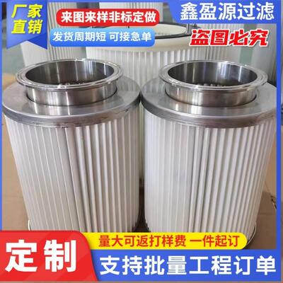 304不锈钢快拆接头滤筒140500除尘滤 芯静电喷涂喷粉喷塑滤芯