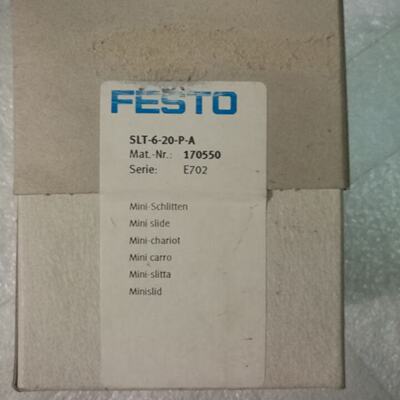 议价全新原装费斯托 FESTO小型滑台气缸SLT-6-20-P-A 170550 正品