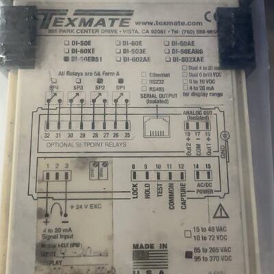 美国TEXMATE泰美特 DI-50EB51 温控器，型号H-议价