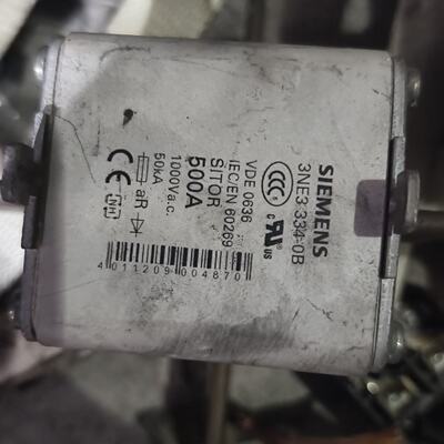 议价议价西门子SITOR熔断器3NE3 334-0B，500A 10